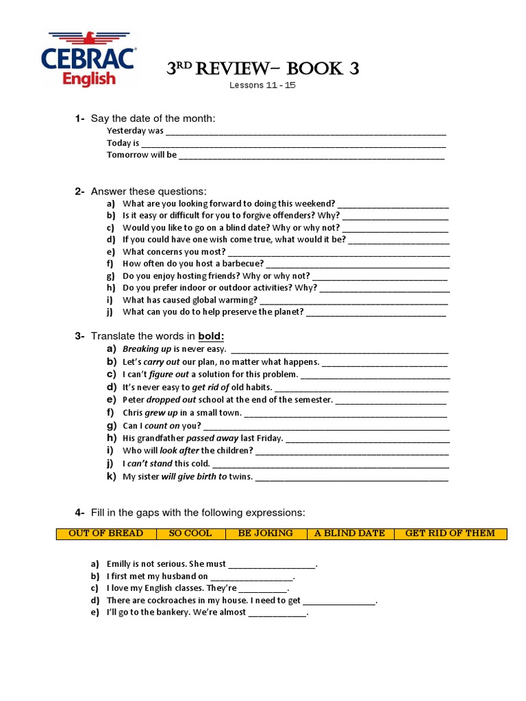 Review 3-Book 3 1 | PDF