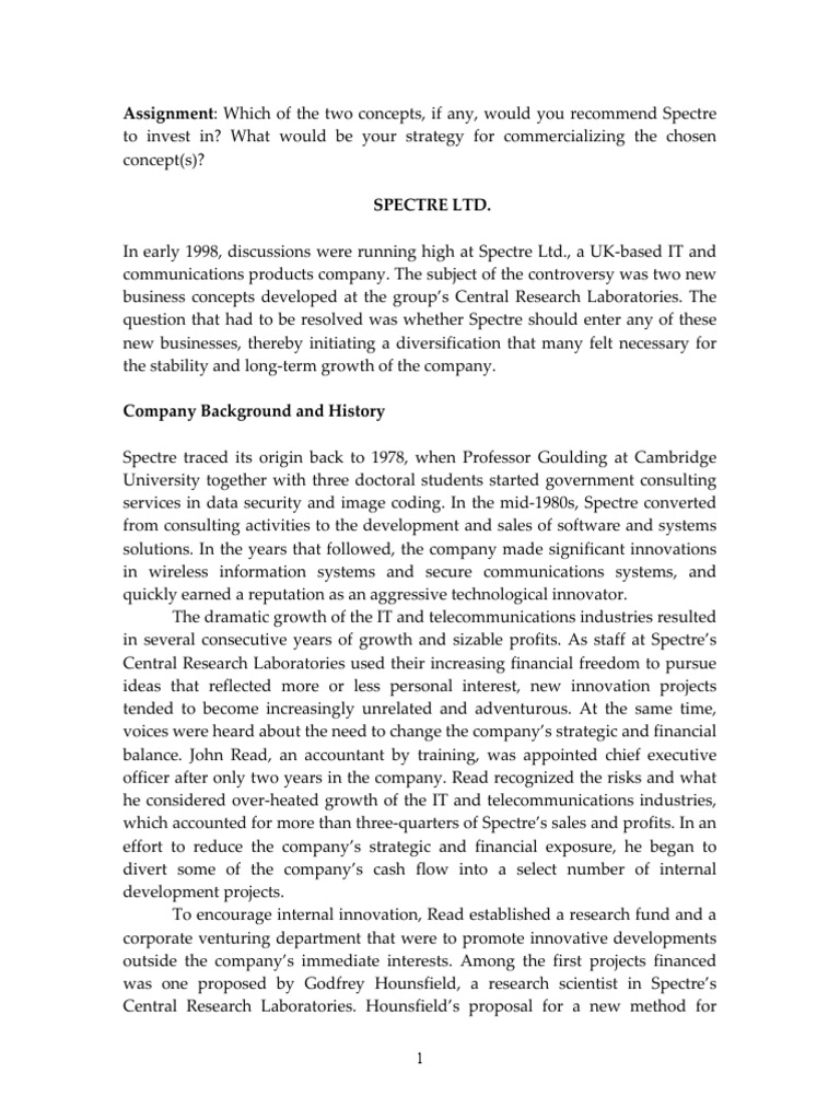 Spectre Case | PDF | Incandescent Light Bulb | Fluorescent Lamp
