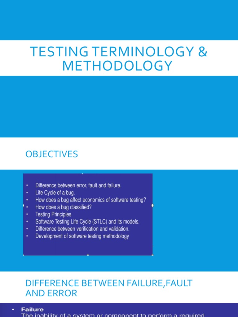 Software Testing Terminology | PDF | Software Bug | Software Testing