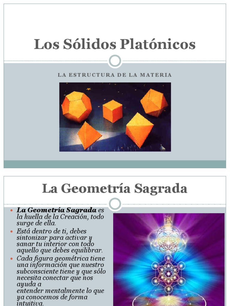 Clase 7 Los Solidos Platónicos | PDF