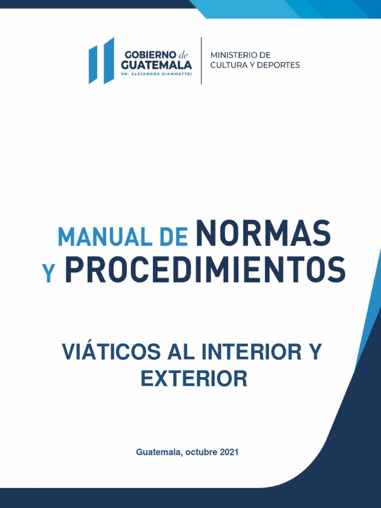 Mnyp Viaticos Interior y Exterior 2021 | PDF | Responsabilidad | Gobierno