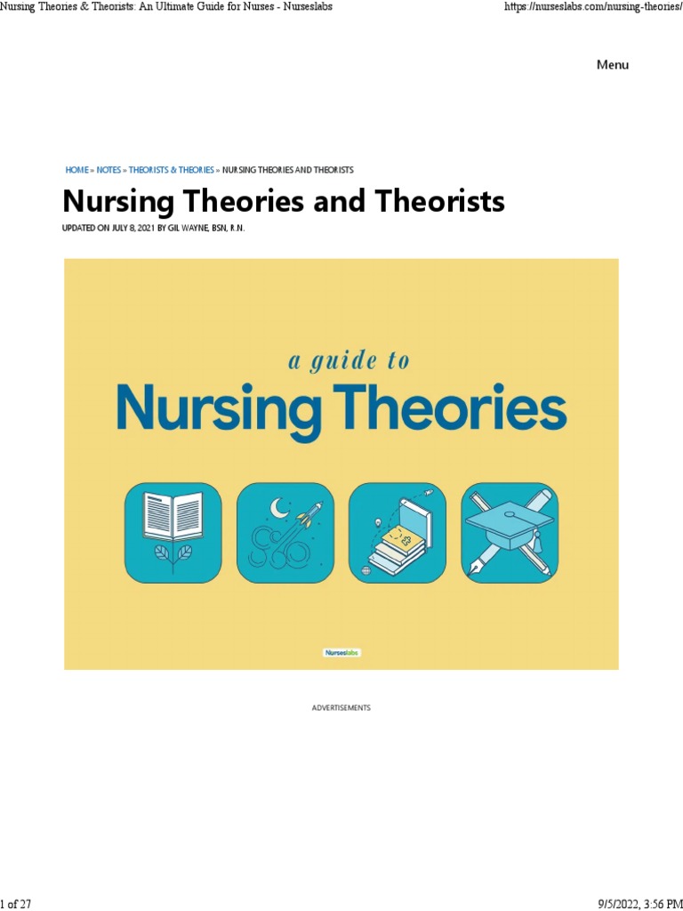Nursing Theorist | PDF | Theory | Nursing
