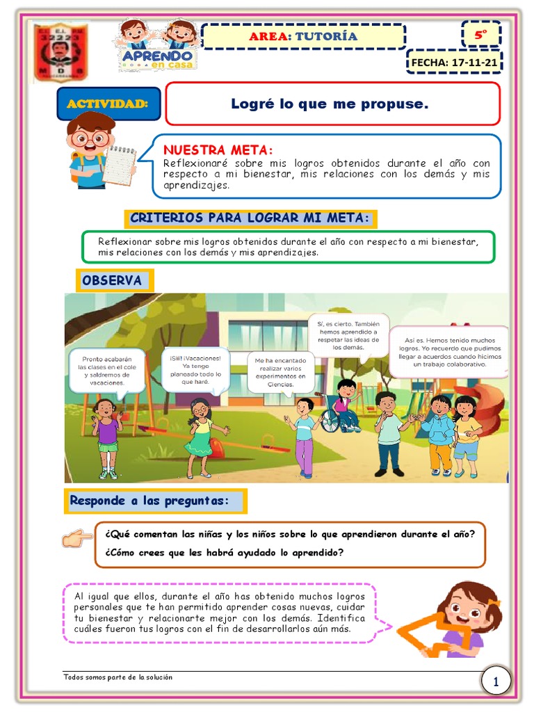 Reflexión sobre Mis Logros Personales | PDF | Cognición | Ciencia cognitiva