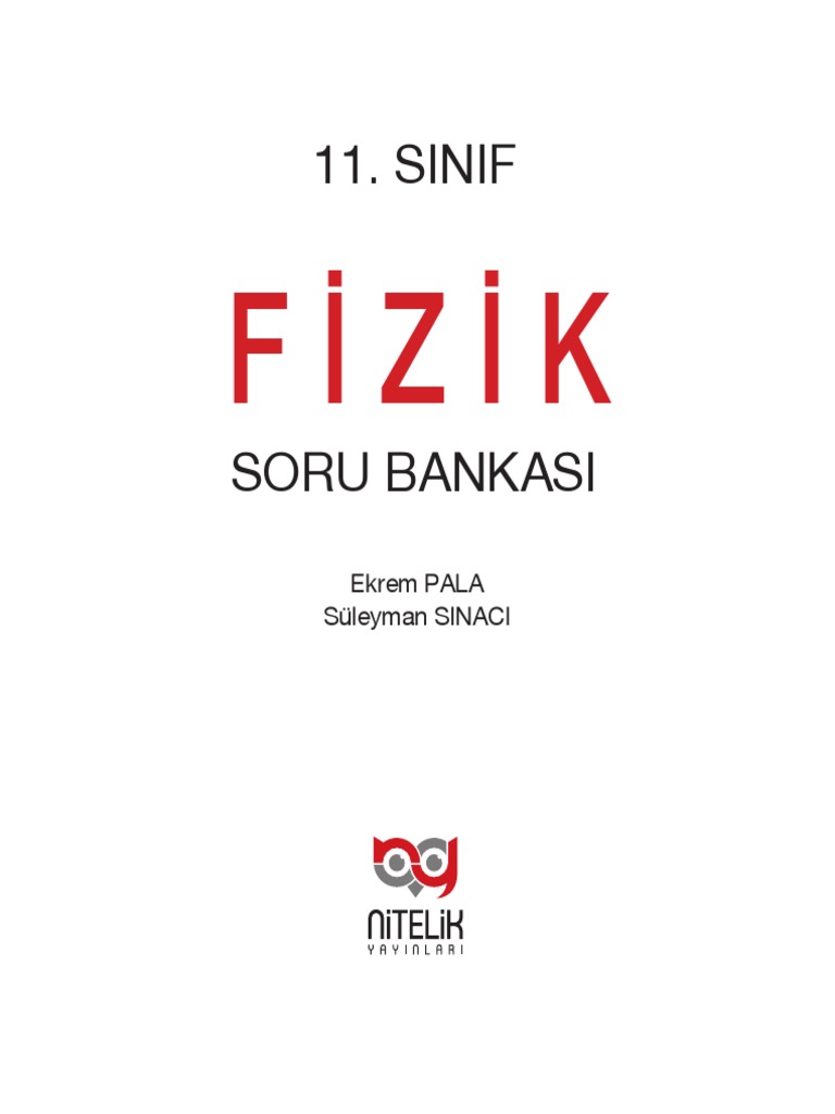 NİTELİK 11. Sınıf Fizik Soru Bankası | PDF