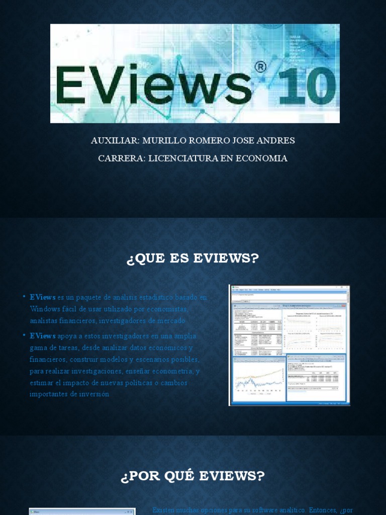 Tema 1 - Eviews | Descargar gratis PDF | Archivo de computadora | Gestión de tecnología de la ...