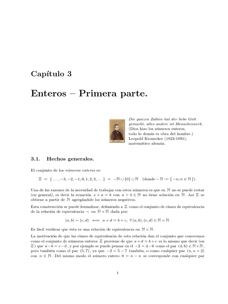 Entendiendo la divisibilidad en los números enteros | PDF | Grupo ...