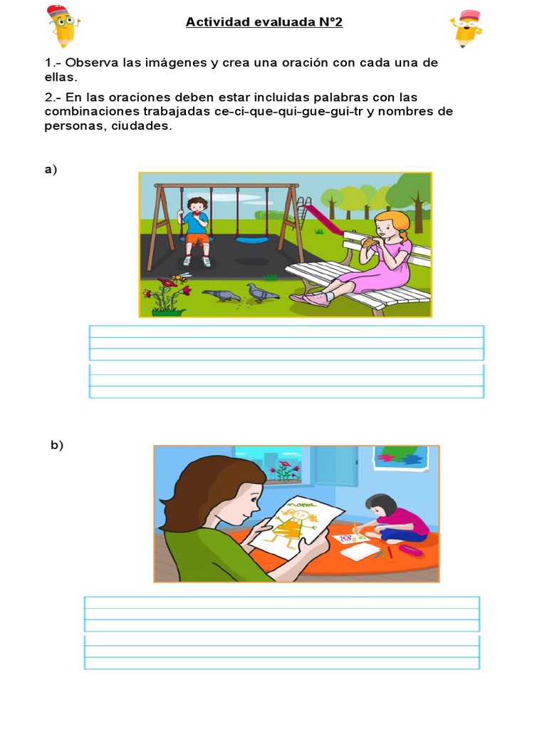 Actividad Evaluada Escritura Nº2 | PDF