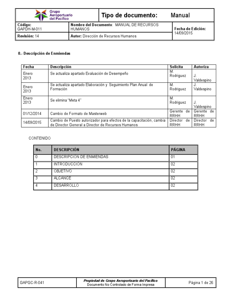 Manual de RH | PDF | Gestión de recursos humanos | Reclutamiento