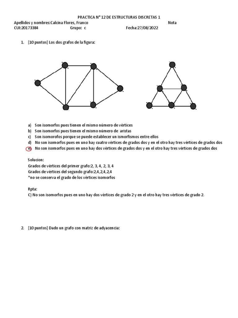 PRACTICA 12-Calcina Flores Franco | PDF