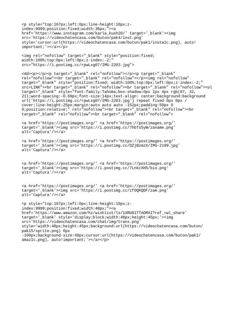 Perfil Makia Karla Kush | PDF