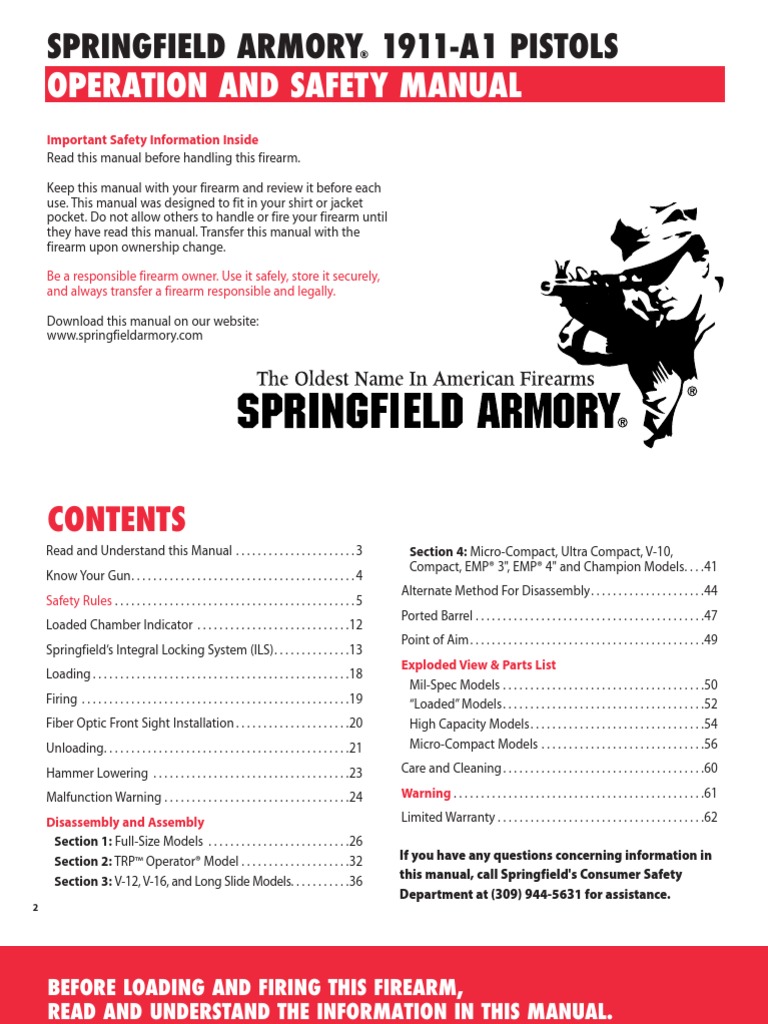 1911manual 5 | PDF | Firearms | Magazine (Firearms)