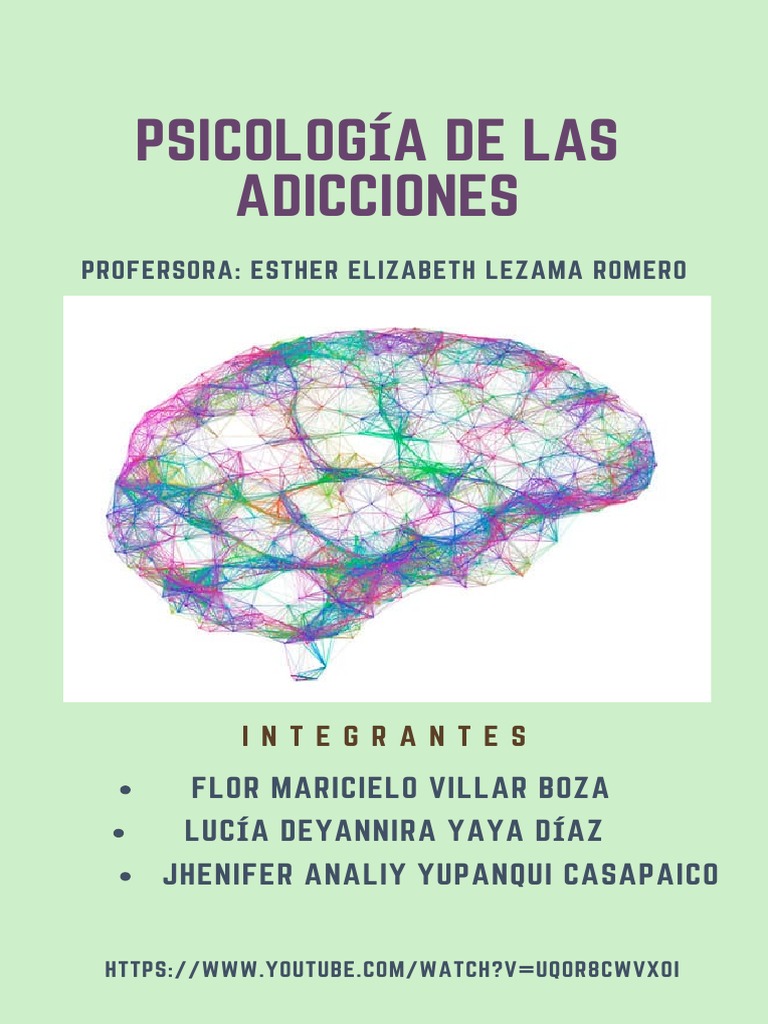 Psicolog Adicciones: Profersora: Esther Elizabeth Lezama Romero | PDF ...