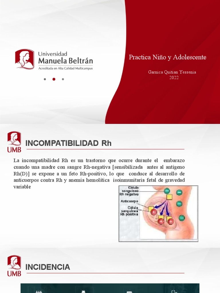 Incompatibilidad RH | PDF | Hematología | Causas de la muerte