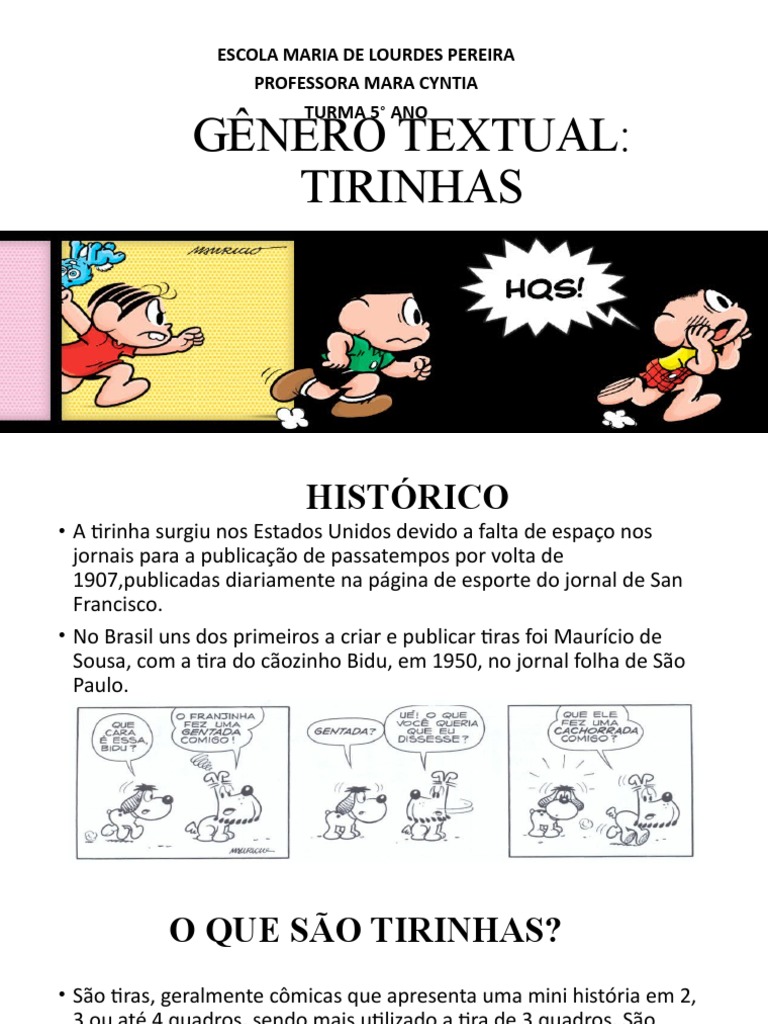 GÊnero Textual Tirinha Pdf