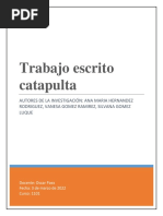 Historia de La Catapulta | PDF | Armas de proyectiles | Proyectiles