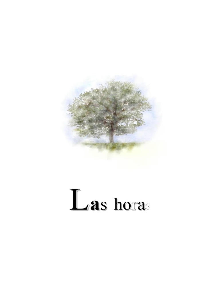 Las Horas 1 | PDF | Amor | Lluvia