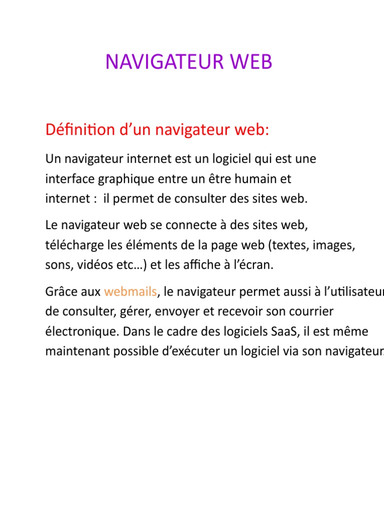 Un Navigateur Web 2 | PDF | Internet | Internet et Web
