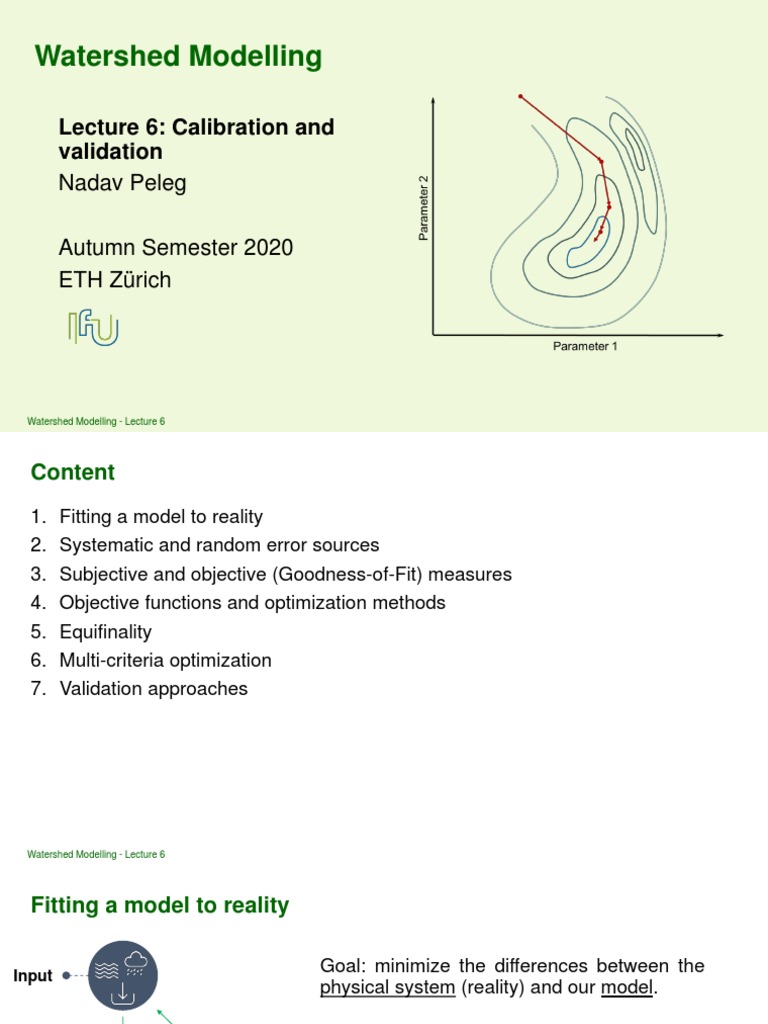 6 Calibration Validation Pdf Mathematical Optimization Variance