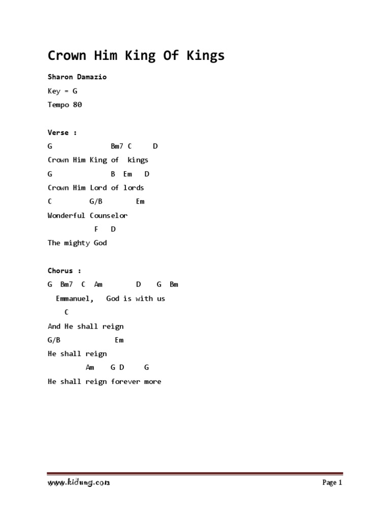 Crown Him King of Kings | PDF