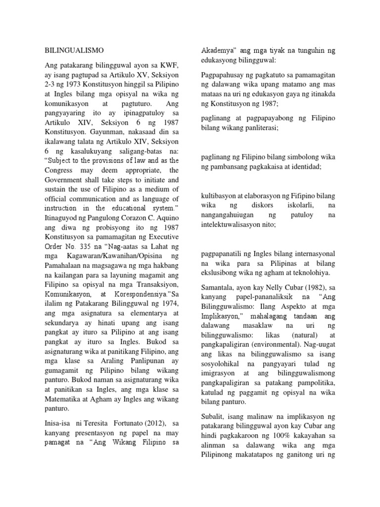 Introduction NG Wika | PDF