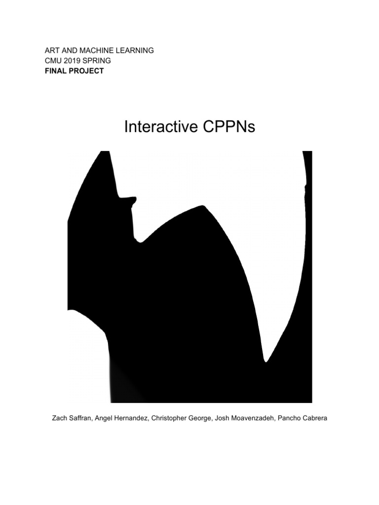 Interactive CPPN Zach Saffron | PDF | Cybernetics | Learning