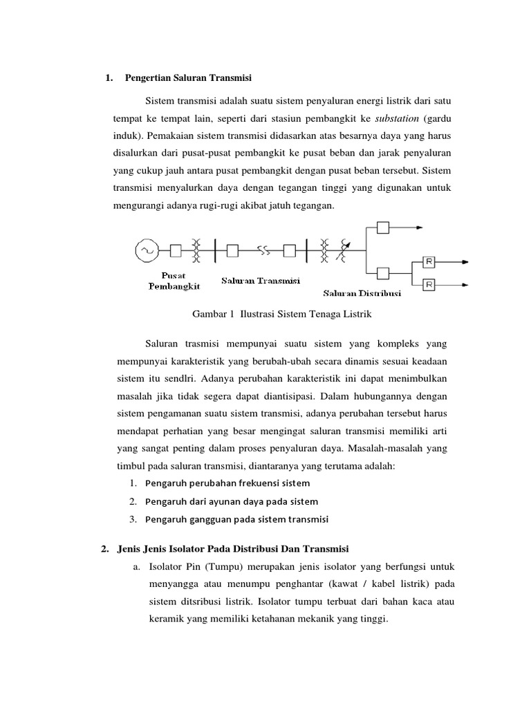 Tugas Transmisi Dan Distribusi | PDF