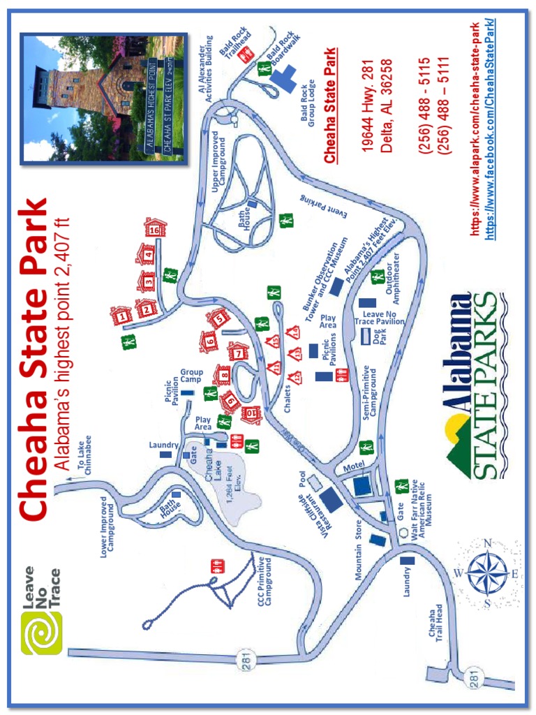 Cheaha Park Map | PDF