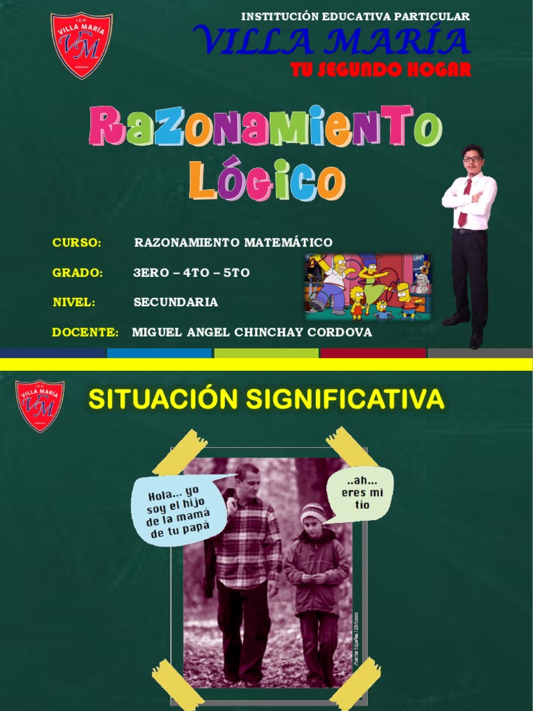 RM - RAZONAMIENTO LÓGICO - 3° - 4° - 5° Sec. | PDF