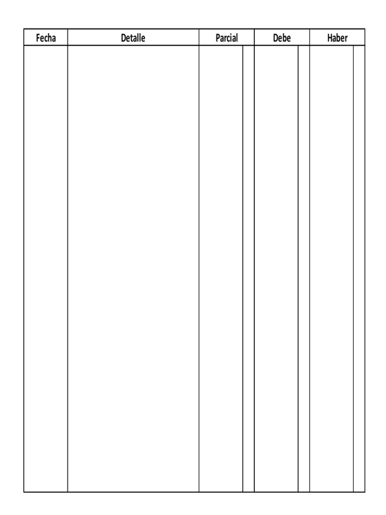 Formato Libro Diario | PDF