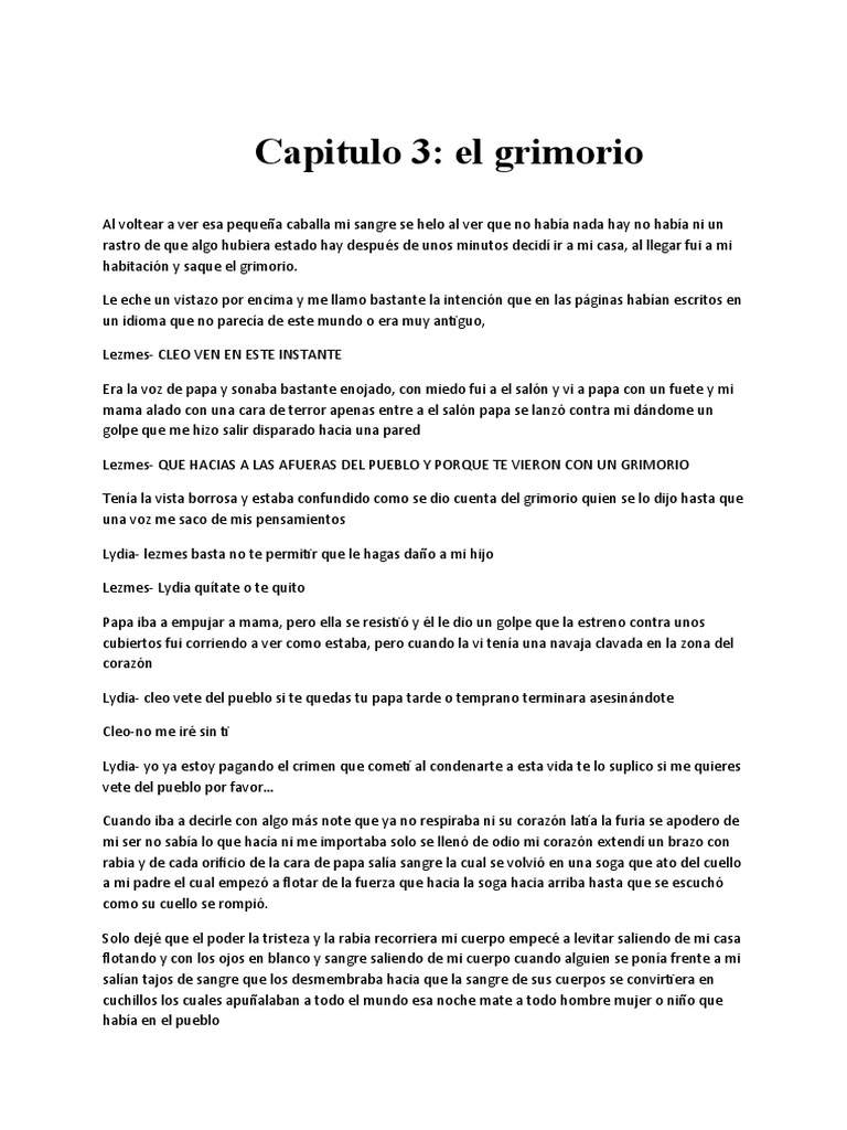 The Dark Destiny Capitulo 3 | PDF