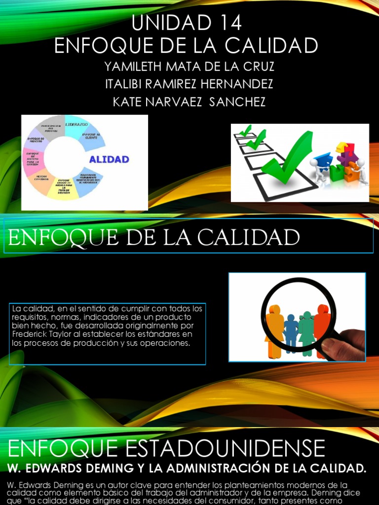 Enfoque de La Calidad | PDF | Calidad (comercial) | Economias