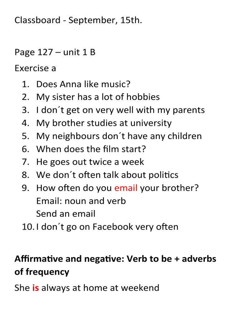 Classboard 15-09 | PDF | Adverb | Softlines (Retail)