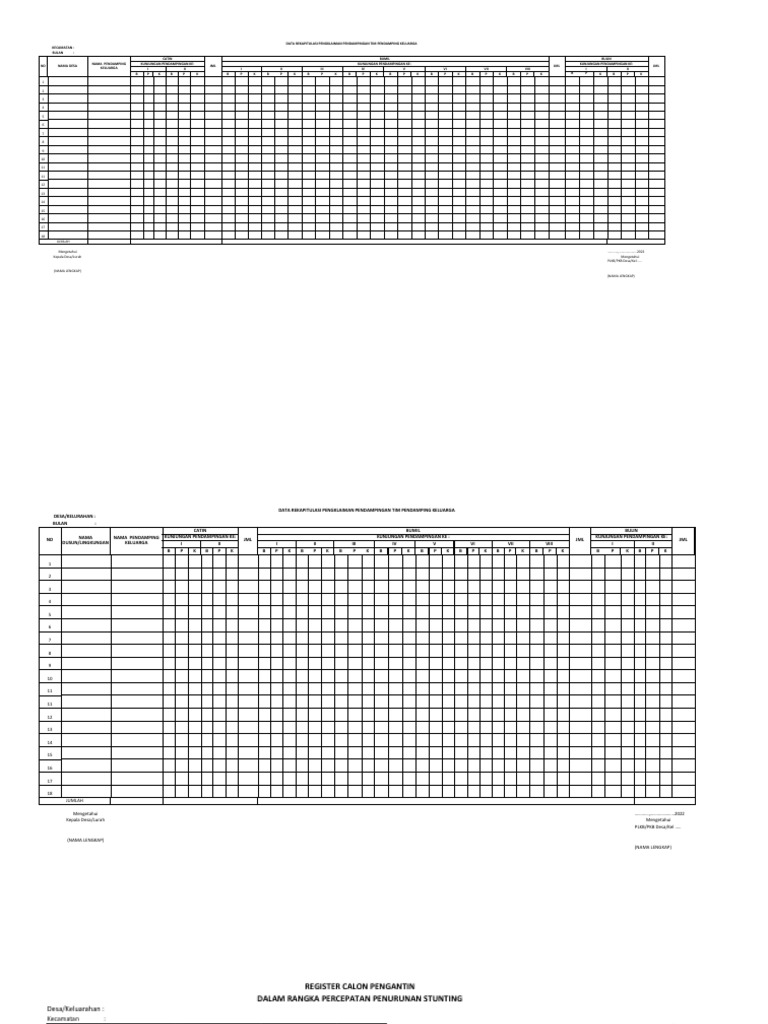 Rekap Pendampingan TPK Fix | PDF