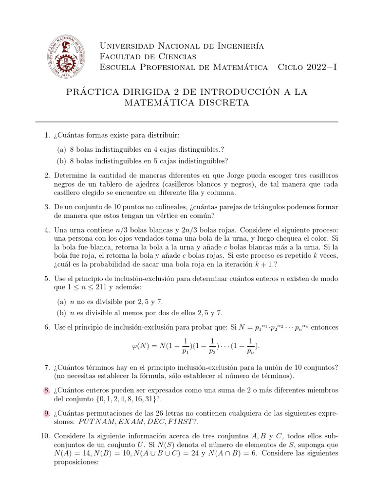 Universidad Nacional de Ingenier Ia Facultad de Ciencias Escuela ...