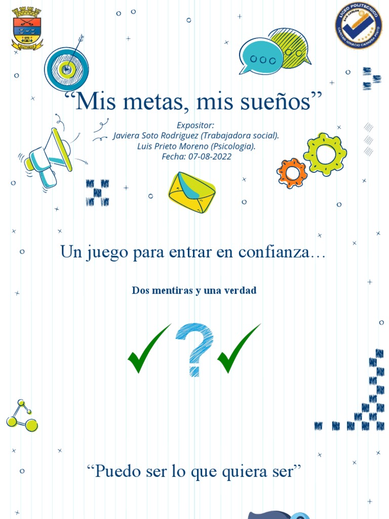 Taller de Mis Metas, Mis Sueños.pptx Final | PDF