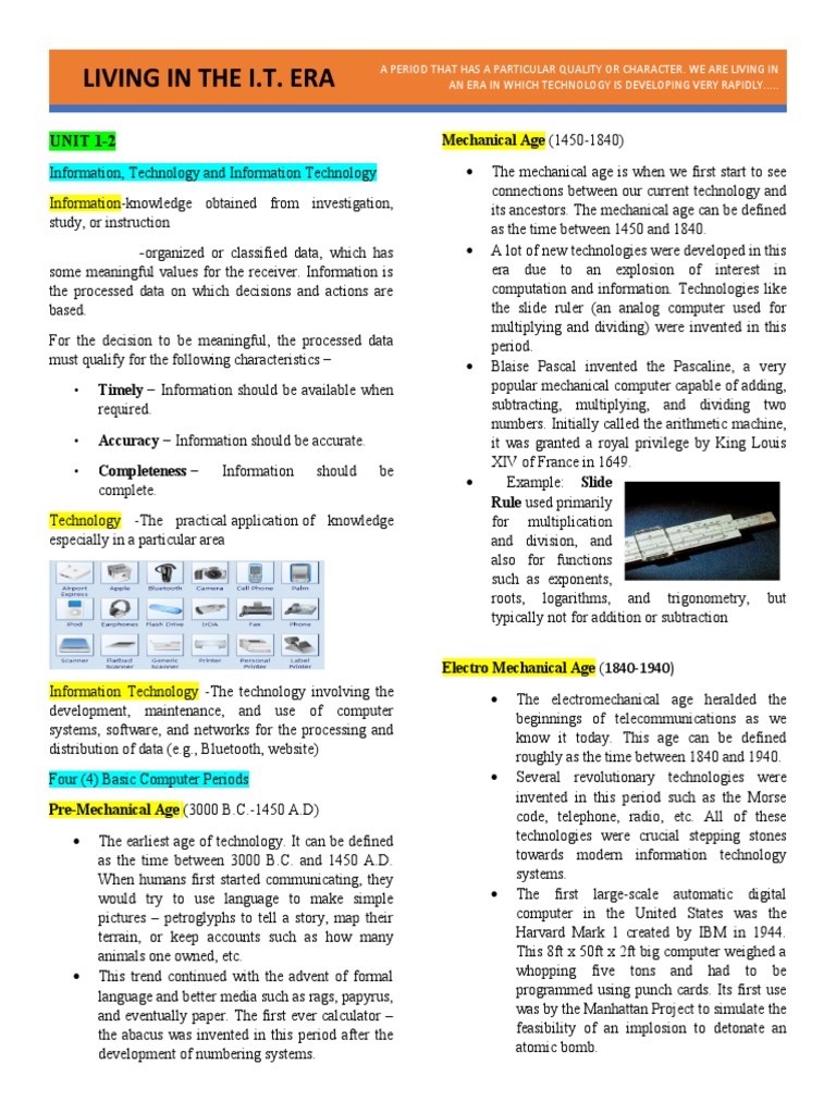 ITE Reviewer | PDF