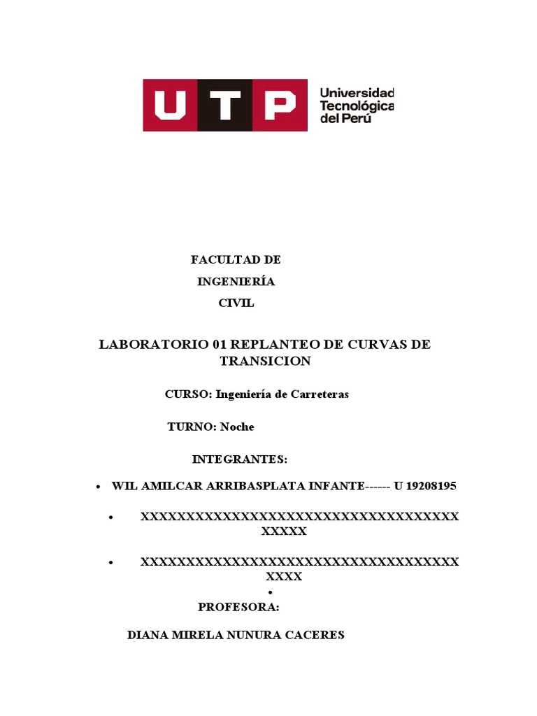 Laboratorio 2 | PDF | Curva | Topografía