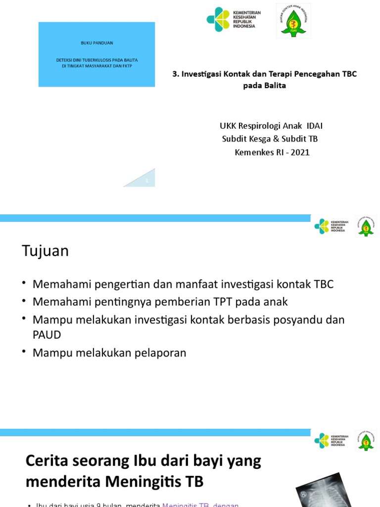 Dr. Dr. Finny Fitry Yani, SpA (K) - Investigasi Kontak Dan Pemberian ...