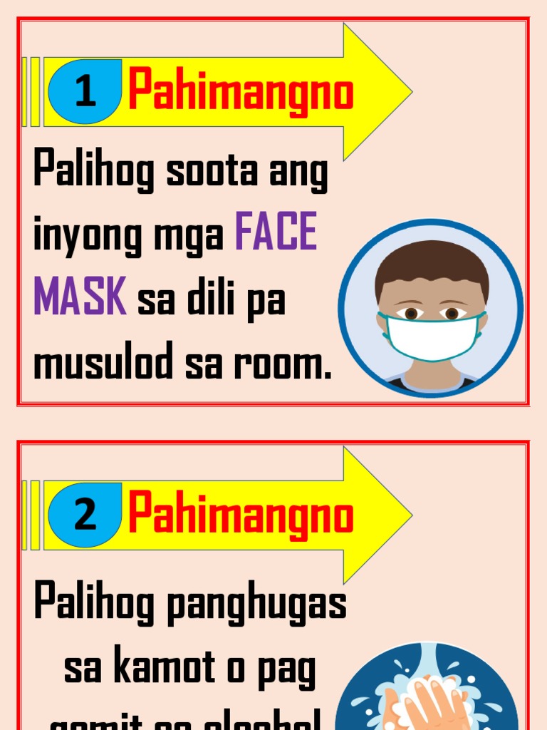Bisaya Classroomrules MS | PDF