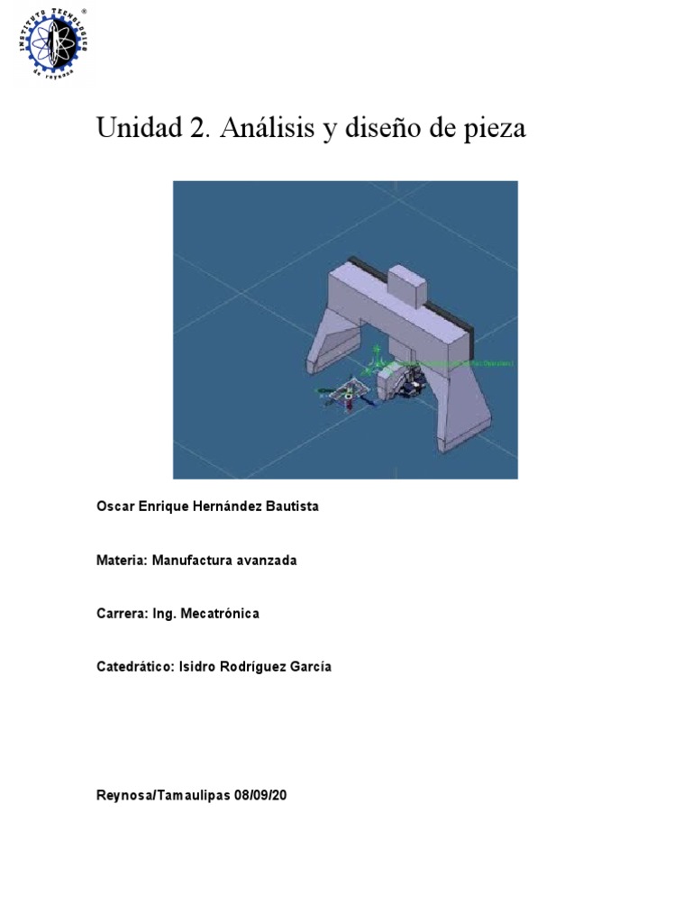 Unidad 2 Analisis y Diseño de Pieza | PDF