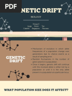 Genetic Drift | PDF | Natural Selection | Evolution