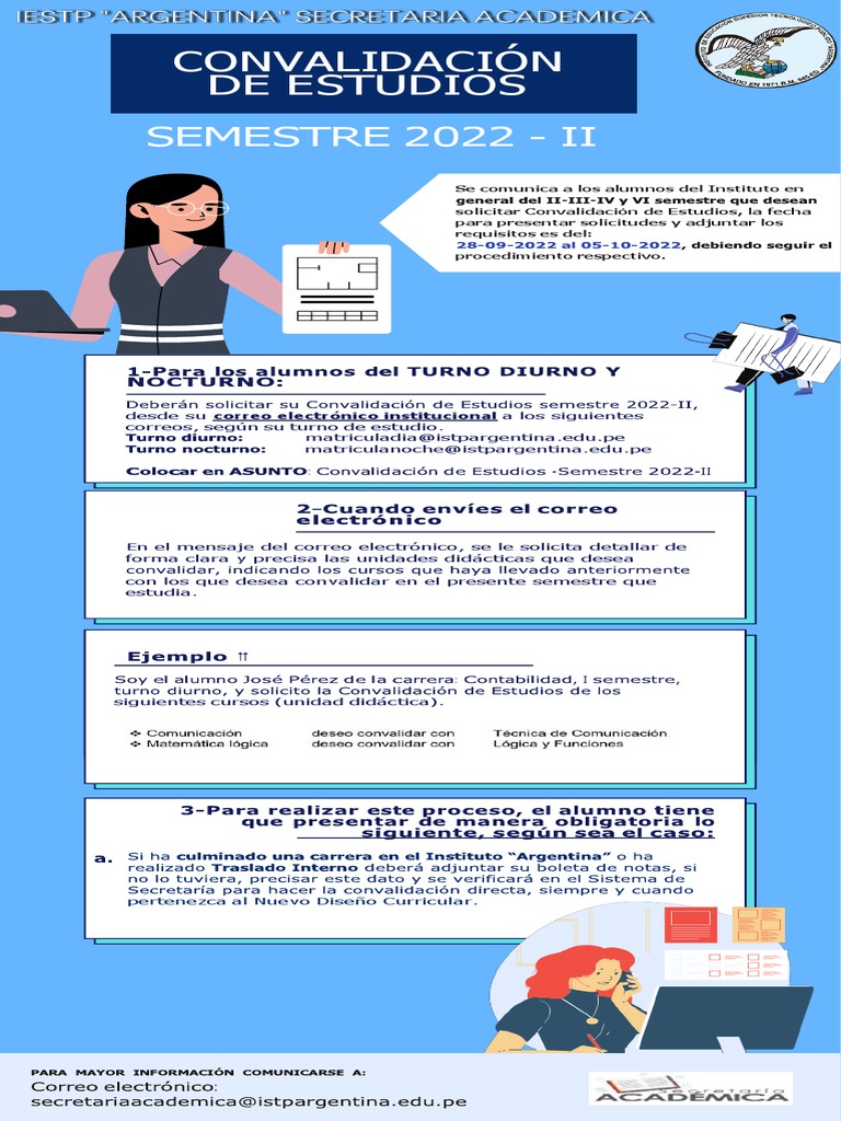 Convalidacion - de Estudios Procedimiento 2022 | PDF