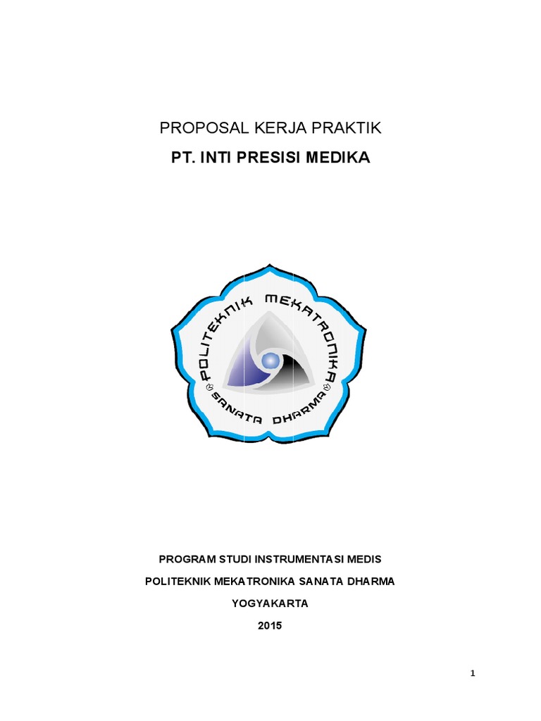 Proposal - Kerja Praktek | PDF
