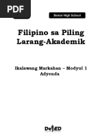 Halimbawa Ng Adyenda | PDF