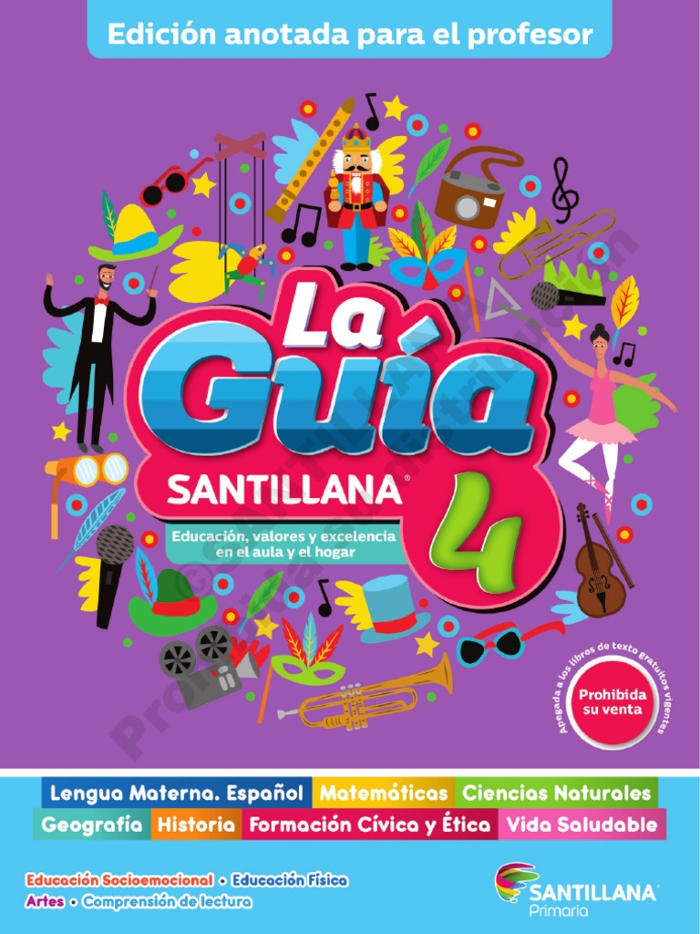 La Guía Santillana 4 para El Profesor en PDF (Cuarto Grado) | PDF | Evaluación | Método de enseñanza