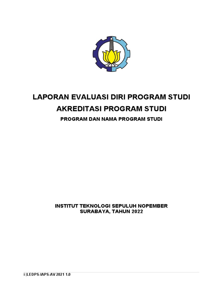 Evaluasi Diri Akreditasi Program Studi | PDF | Bisnis