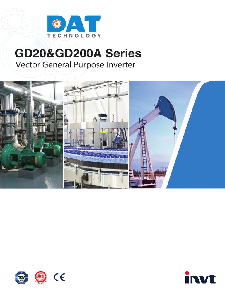 Gd200a Catalouge V1.0 en | PDF | Power Inverter | Equipment