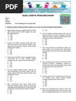 Soal Cerita Penjumlahan Dan Pengurangan Kelas 3 SD - Level 4 | PDF