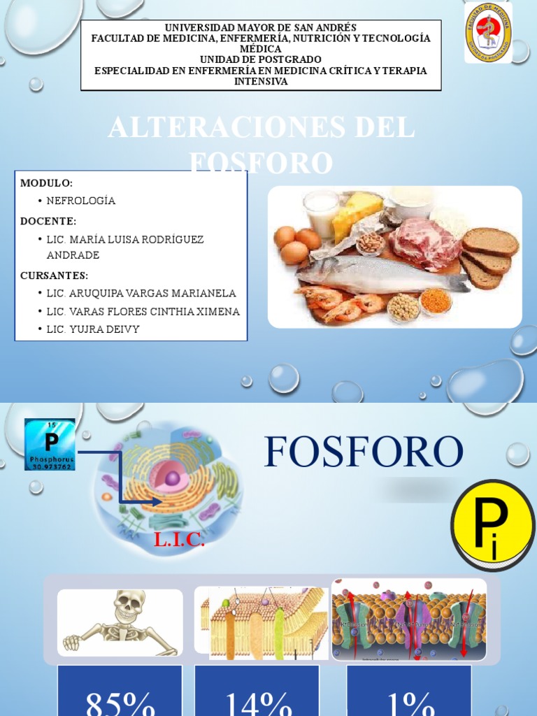 Hiperfosfatemia: Diagnóstico y Tratamiento | PDF | Calcio | Potasio