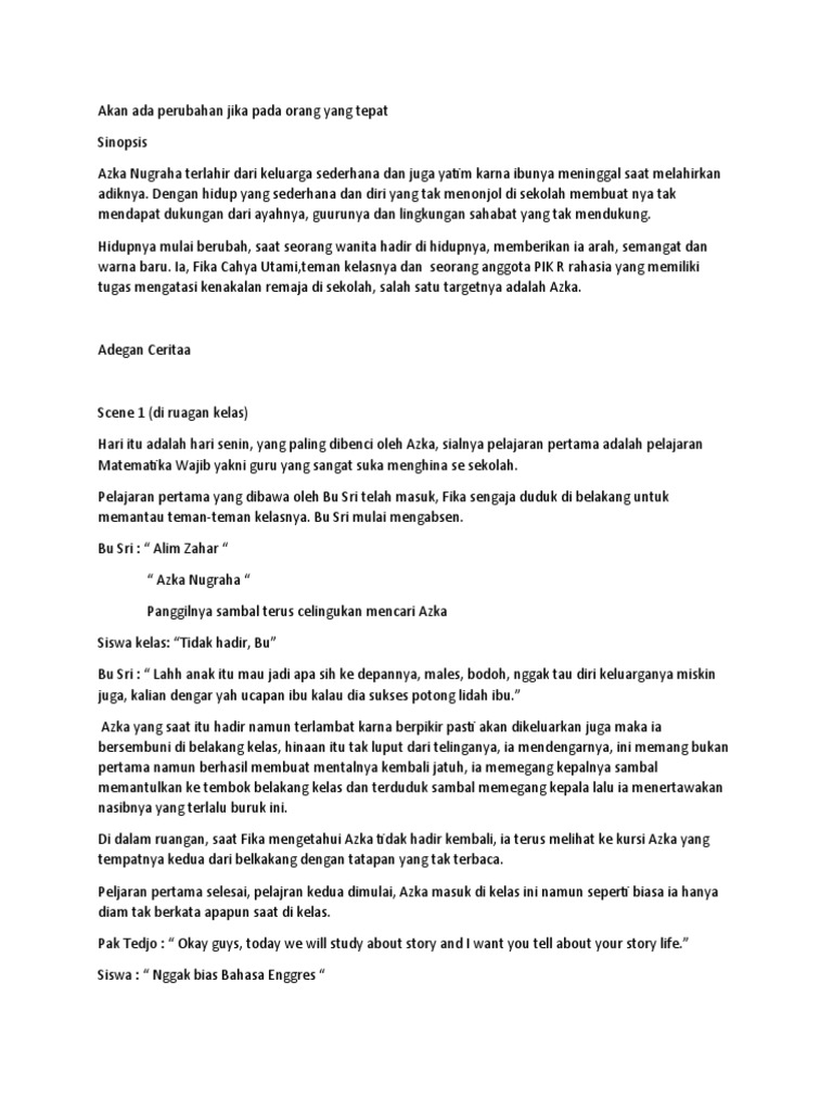 Skrip Teater SMA | PDF